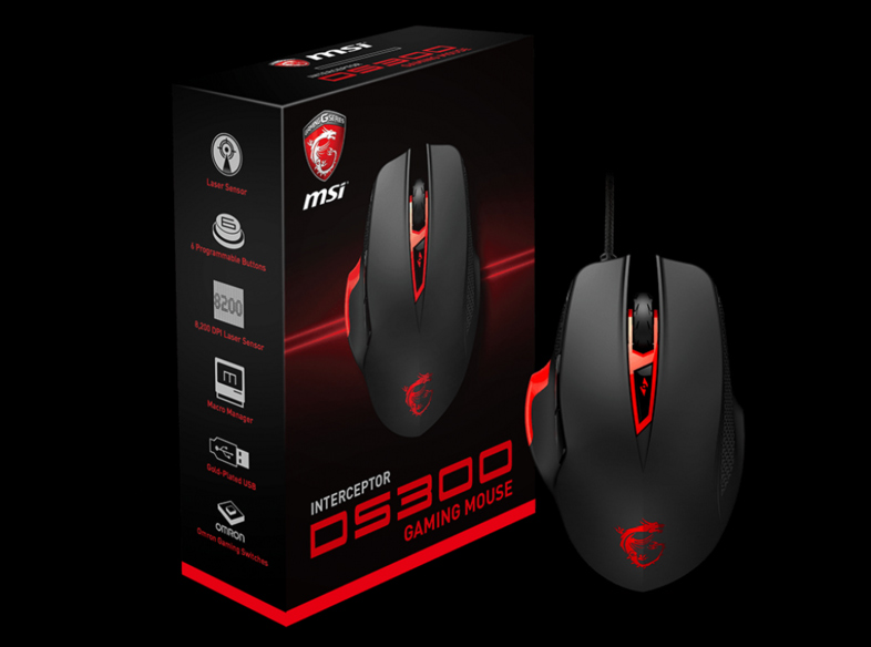MSI-jev Interceptor DS300 gaming miš dolazi s LED DPI indikatorom - VidiLAB